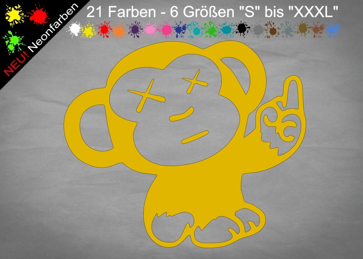 Affe Mittelfinger, 3,49
