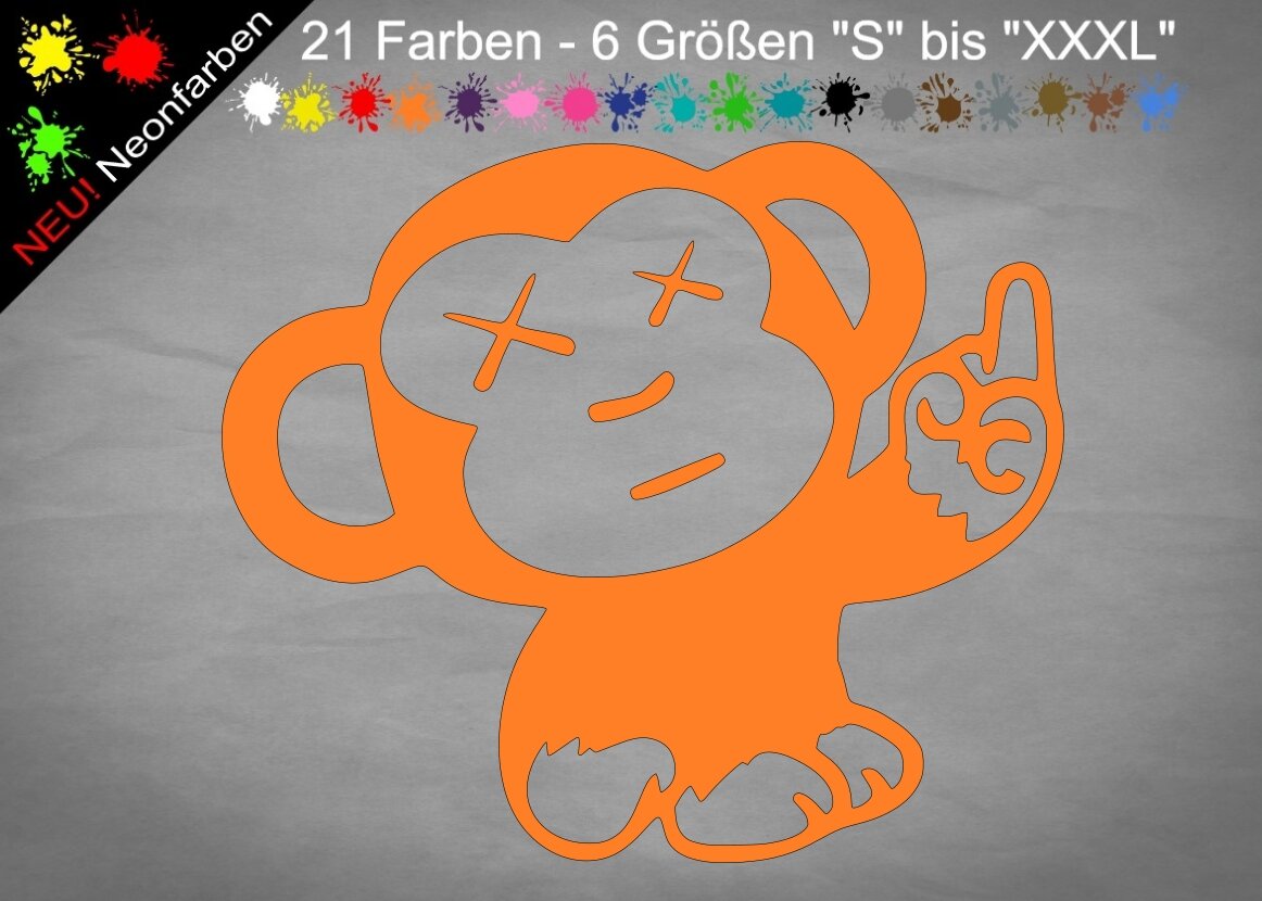 Affe Mittelfinger, 3,49