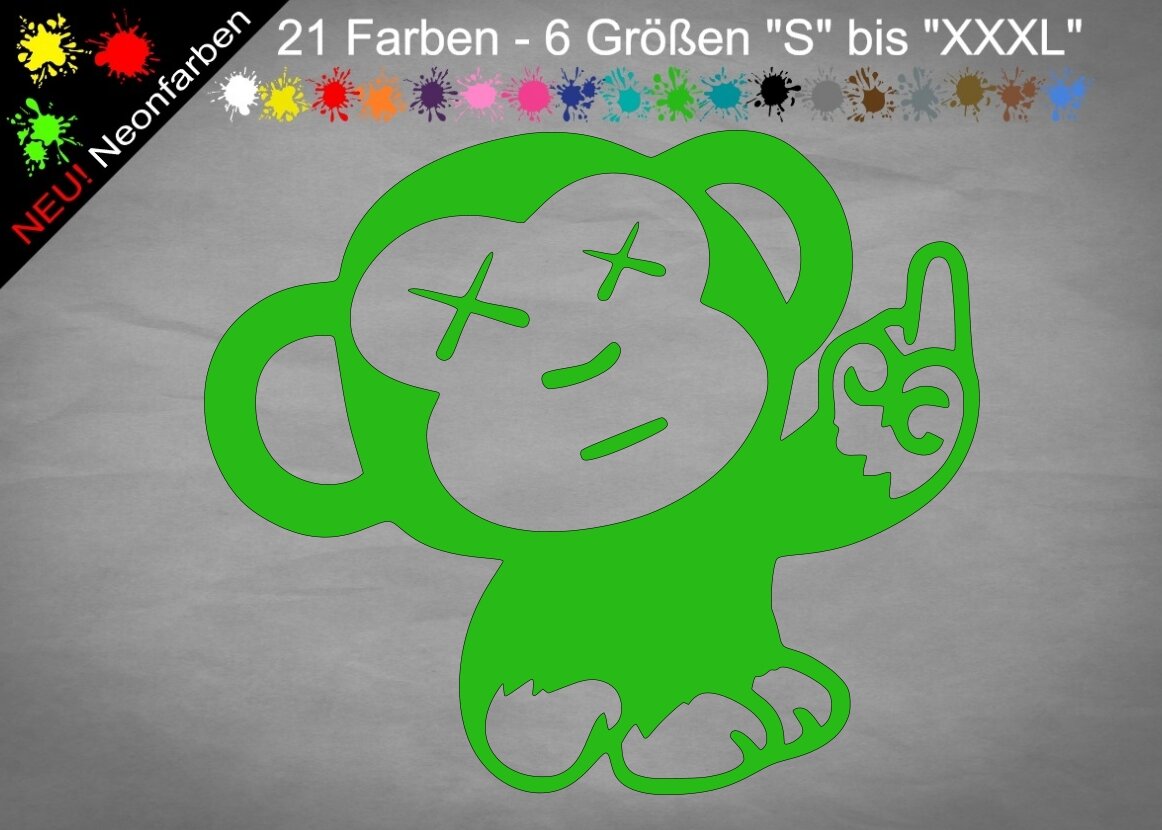 Affe Mittelfinger, 3,49