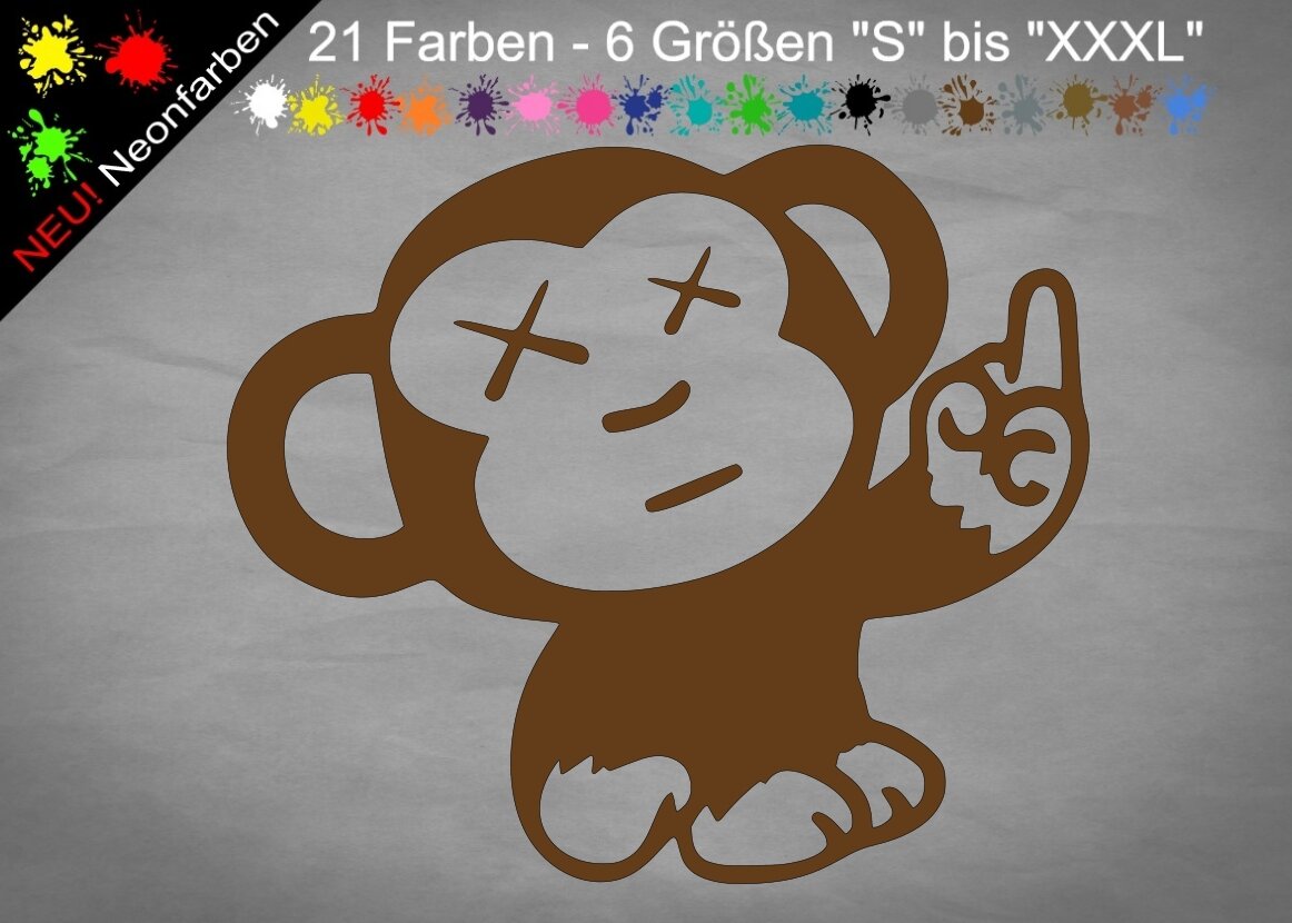 Affe Mittelfinger, 3,49